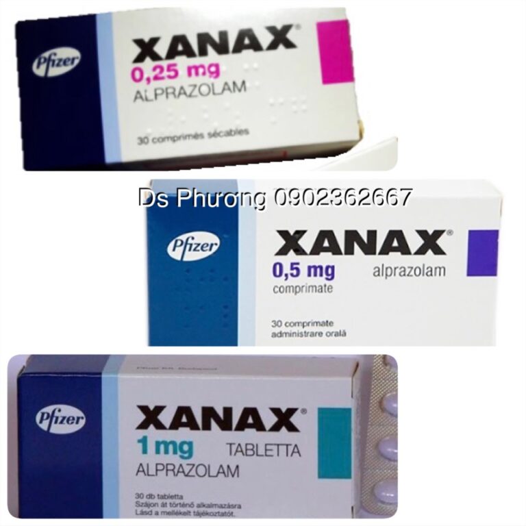 Thuốc Xanax Alprazolam 0.25mg 0.5mg 0.75mg Có Tác Dụng Gì, Liều Lượng ...